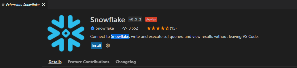 【Snowflake】Visual Studio CodeのSnowflake拡張機能を使ってみた | truestar Blog