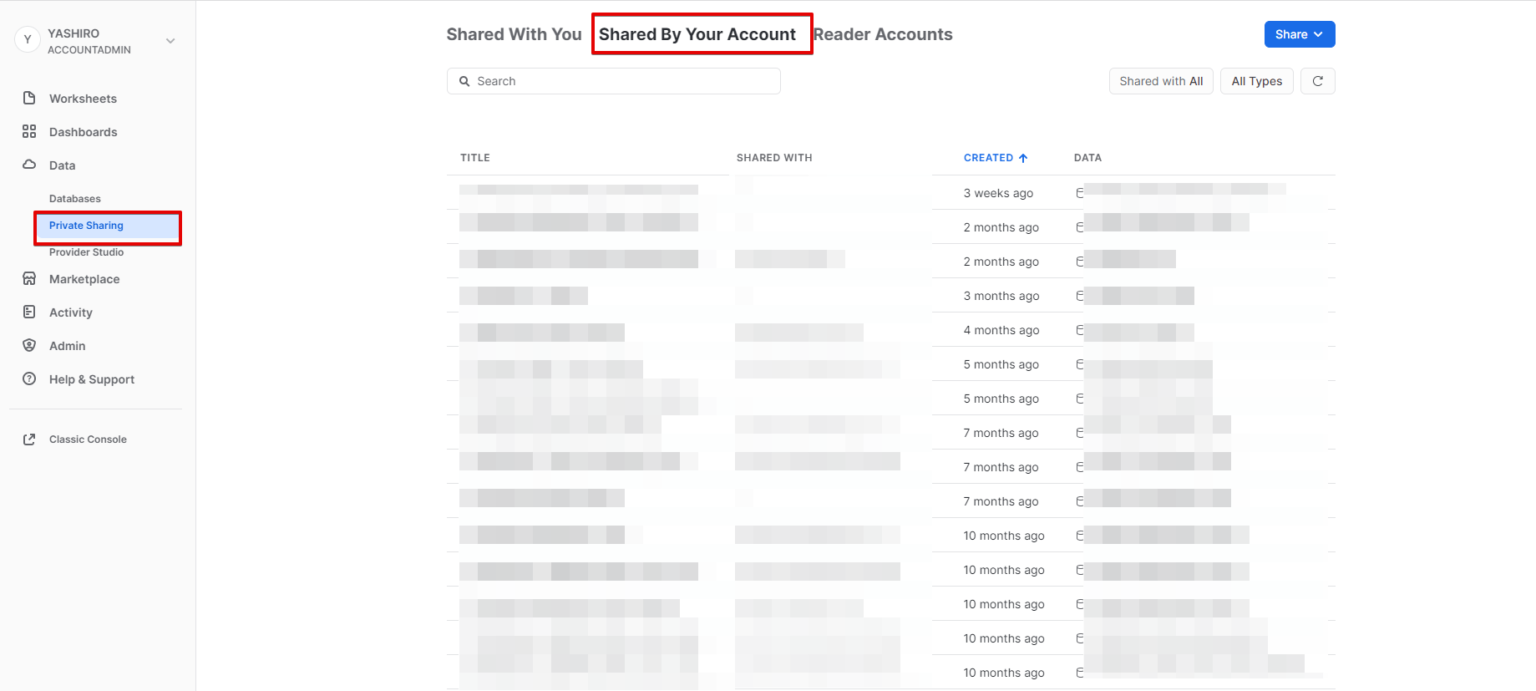 【Snowflake】Snowsight でできること・ Classic Consoleでできること② | truestar Blog