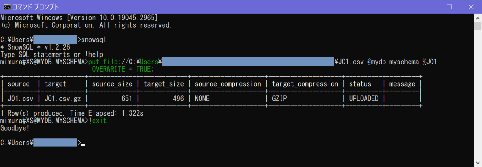 CSVファイルをSnowflakeのテーブルに入れる | Tableau-id Press -タブロイド- CSVファイルをSnowflakeのテーブルに入れる | Tableau-id Press -タブロイド-