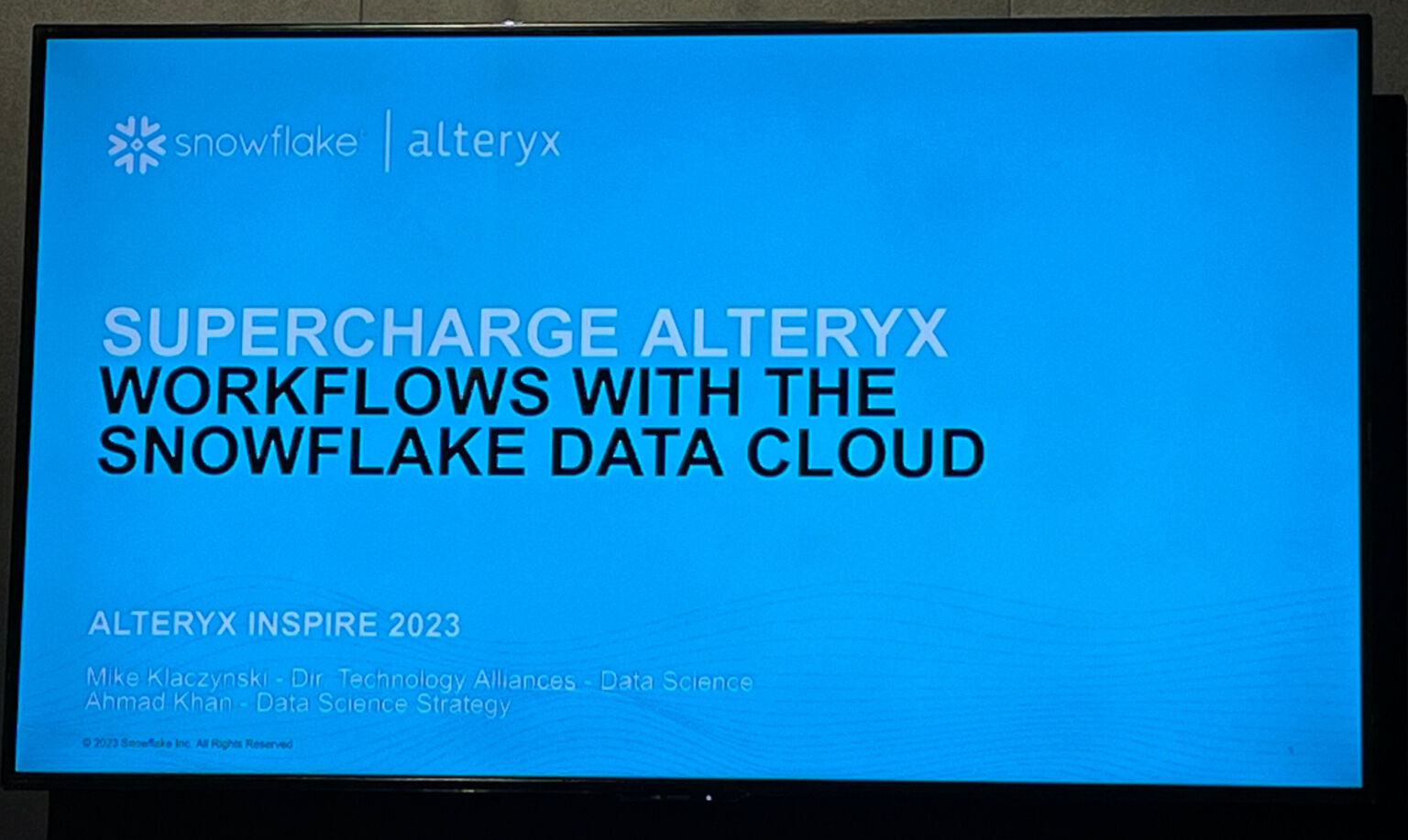 Supercharge Alteryx Workflows with the Snowflake Data Cloud | truestar Blog