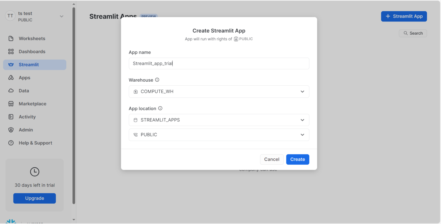 はじめてのStreamlit in Snowflake | truestar Blog