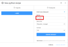 【Dataiku】pythonレシピを使って機械学習用のサンプルデータを取得する | truestar Blog